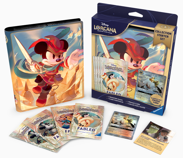 Collection Starter Set Fabled Disney Lorcana Trading Cards | HMV Store