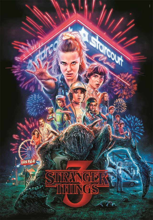 Stranger Things Series 3 1000 Piece Jigsaw Puzzle | HMV Store