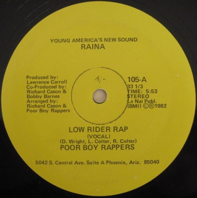 Low Rider Rap | 12" Vinyl Single | Free shipping over £20 | HMV Store