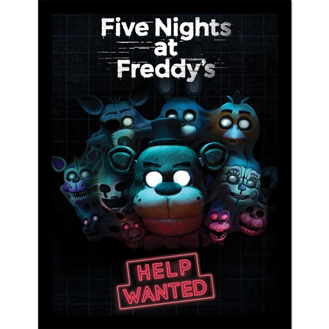 Five Nights At Freddy's FNAF Help Wanted 30cm x 40cm Framed Print ...
