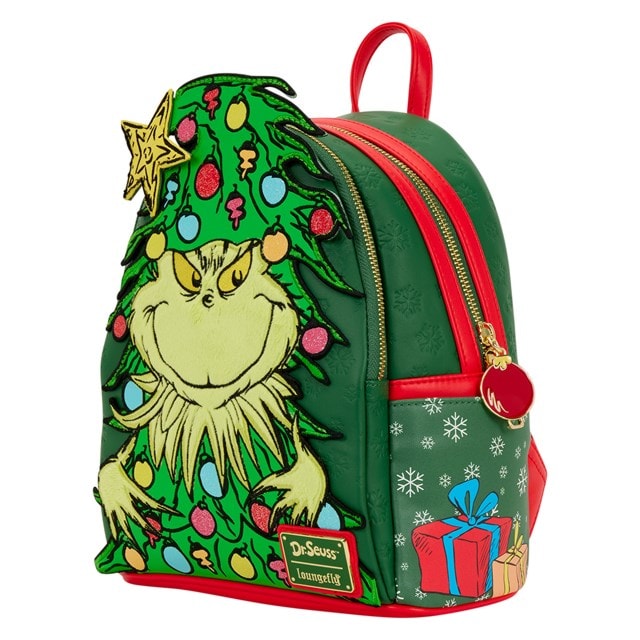 Dr Seuss Grinch Holiday Loungefly Mini Backpack | HMV Store