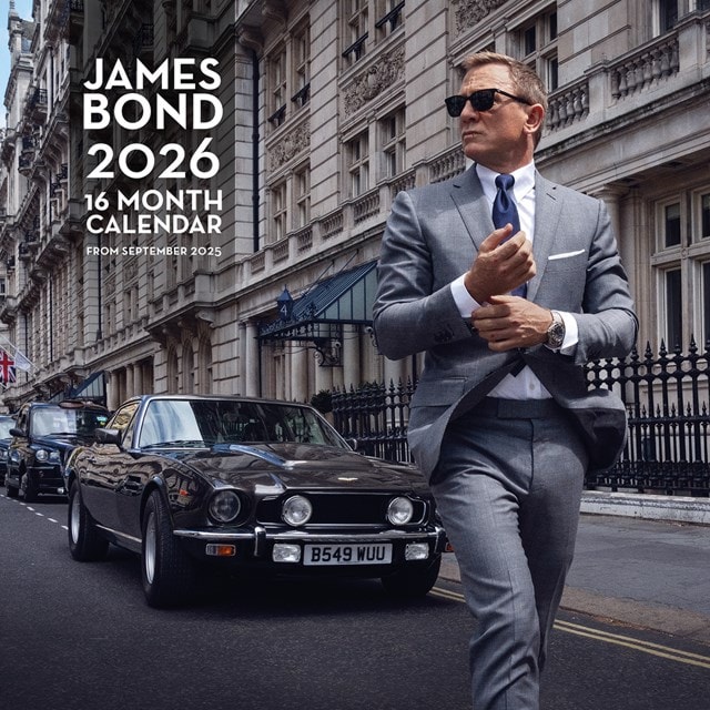 James Bond 2026 Square Calendar | HMV Store
