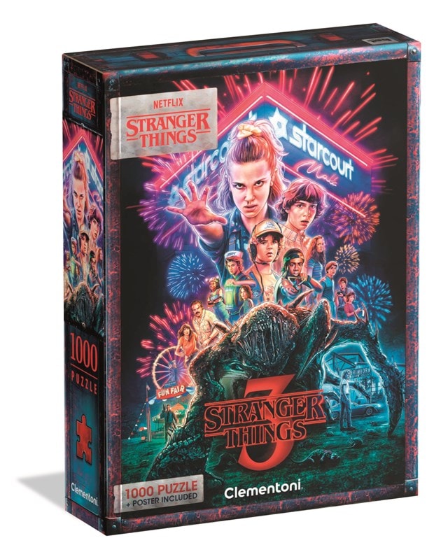 Stranger Things Series 3 1000 Piece Jigsaw Puzzle | HMV Store
