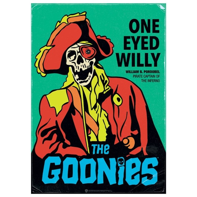 One Eyed Willy Goonies 40th Anniversary A3 Wall Art | HMV Store