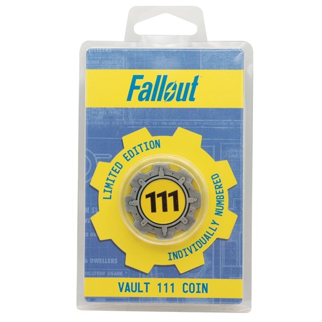 Vault 111 Door Limited Edition Fallout Coin | HMV Store
