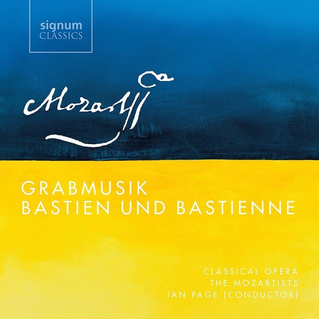 Mozart: Grabmusik/Bastien Und Bastienne | CD Album | Free shipping over ...