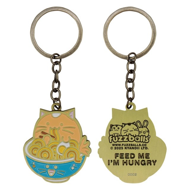 Whisky Noodles Fuzzballs Keyring | HMV Store
