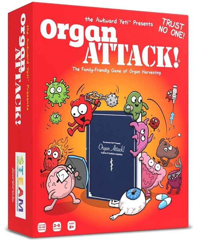 Organ Attack Card Game | Card Game | Free shipping over £20 | HMV Store
