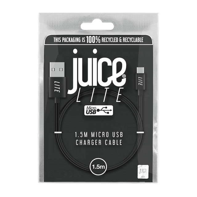 Juice Lite Micro USB Cable 1.5m (hmv exclusive) | USB-C Cables | Free shipping over £20 | HMV Store