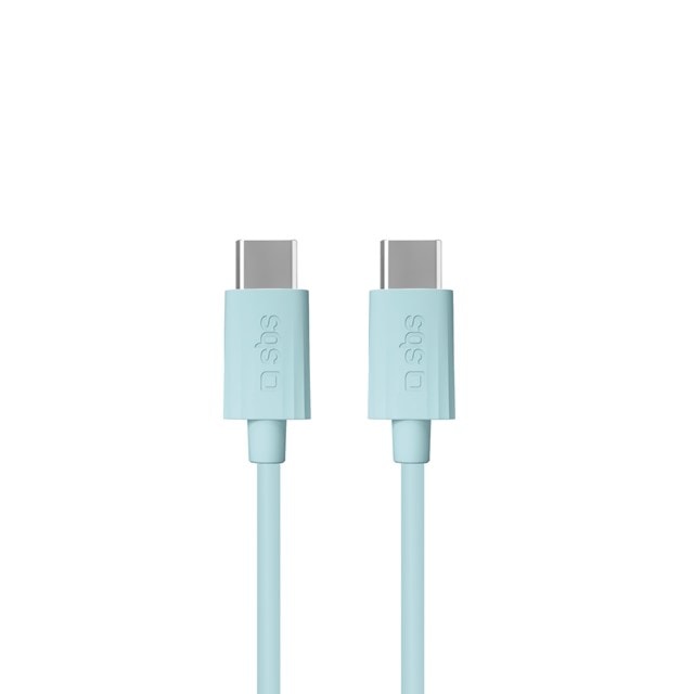 SBS Eco Range Light Green USB-C to USB-C Cable 1.5m | HMV Store