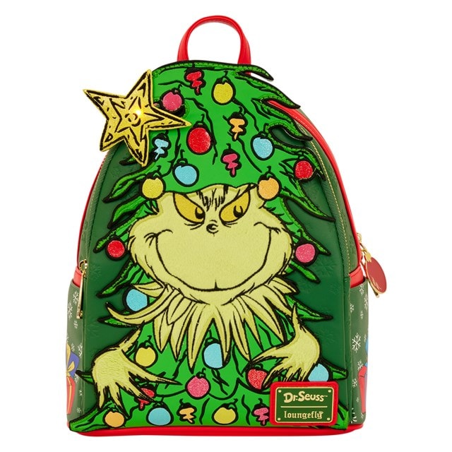 Dr Seuss Grinch Holiday Loungefly Mini Backpack | HMV Store