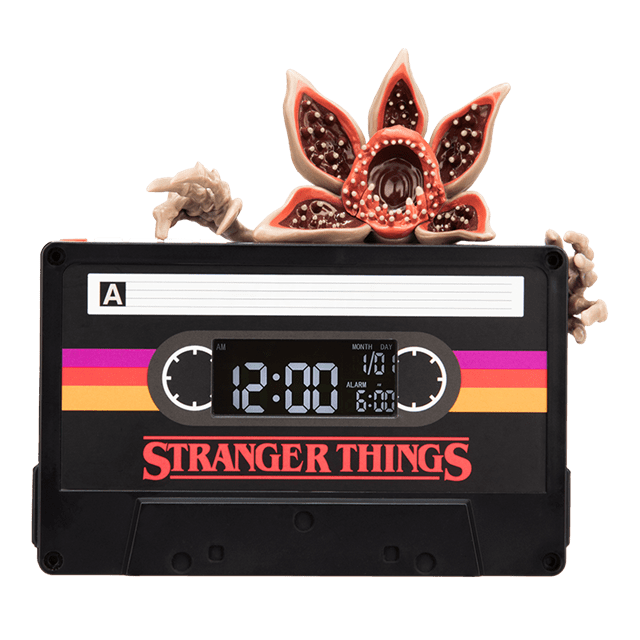 Demogorgon Cassette Stranger Things Alarm Clock | HMV Store