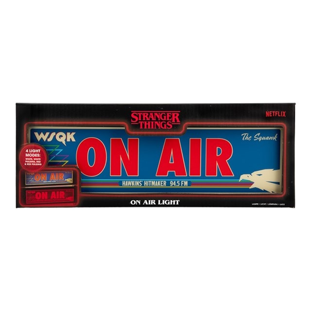 WSQK On Air Stranger Things 5 Shaped Light | HMV Store
