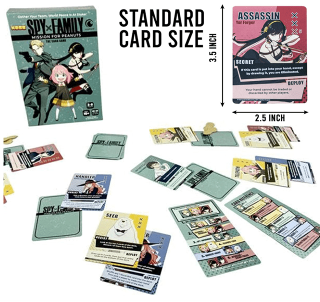 Spy X Family Mission For Peanuts Card Game | Card Game | Free shipping ...