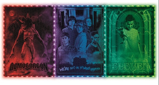 Demogorgon's Hunt Stranger Things Metamorphic Art Collection LED Jigsaw ...
