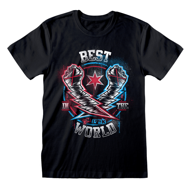 Best In The World CM Punk WWE Black Tee | HMV Store