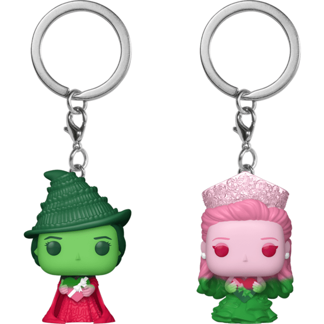 Elphaba Thropp & Glinda Upland Ombre Wicked Funko Pop Vinyl Keychain 2 ...