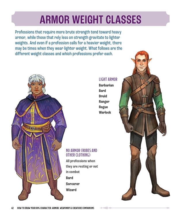 How To Draw Your RPG Character: Armor, Weaponry & Creature Companions ...