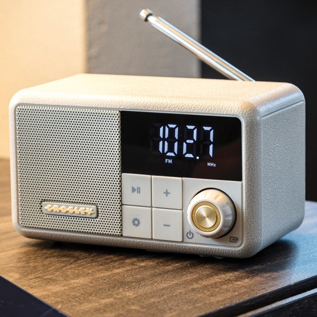 Crosley Cooper Pebble FM Radio & Bluetooth Speaker | HMV Store