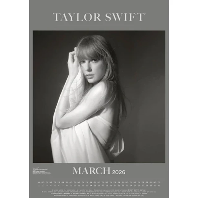 Taylor Swift 2026 A3 Calendar | HMV Store