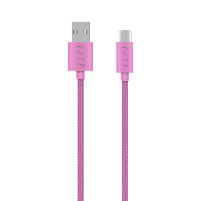 Juice Lite Pink USB-C Braided Cable 3m (hmv exclusive) | USB-C Cables ...