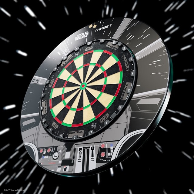 Millennium Falcon Star Wars Target Dartboard & Surround Bundle | HMV Store
