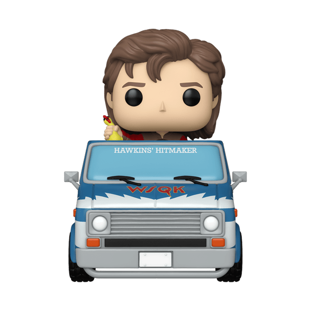 Steve With Squawk Van 138 Stranger Things 5 Funko Pop Vinyl Ride Deluxe ...