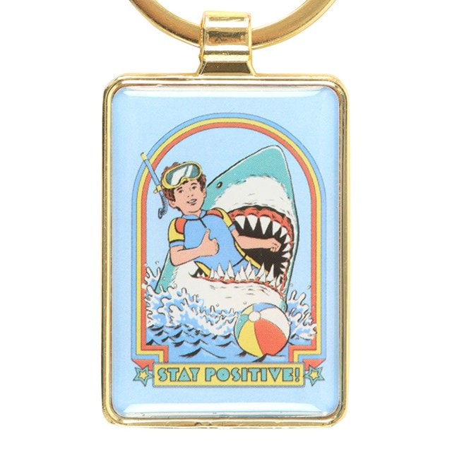 Stay Positive Steven Rhodes Keyring | HMV Store