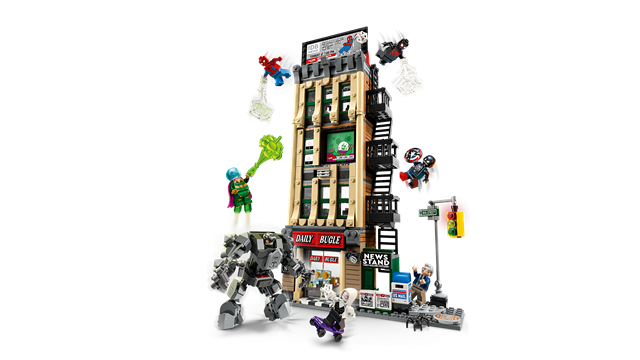 Spider-Man vs. Mysterio The Daily Bugle Marvel LEGO | LEGO | Free ...