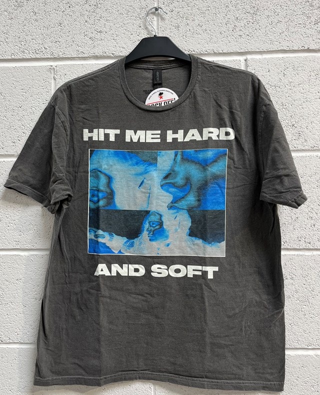 Billie Eilish Hit Me Hard And Soft Grey Tee | HMV Store