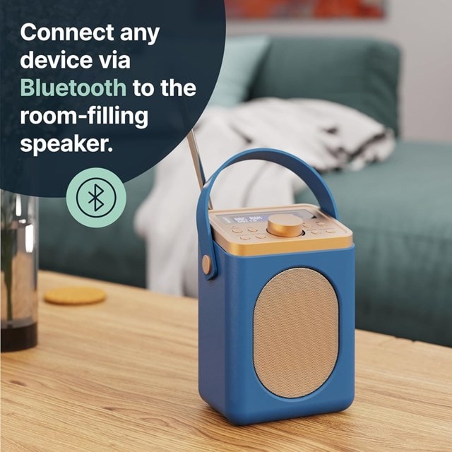 Majority Little Shelford Midnight Blue DAB+/FM Portable Radio | HMV Store