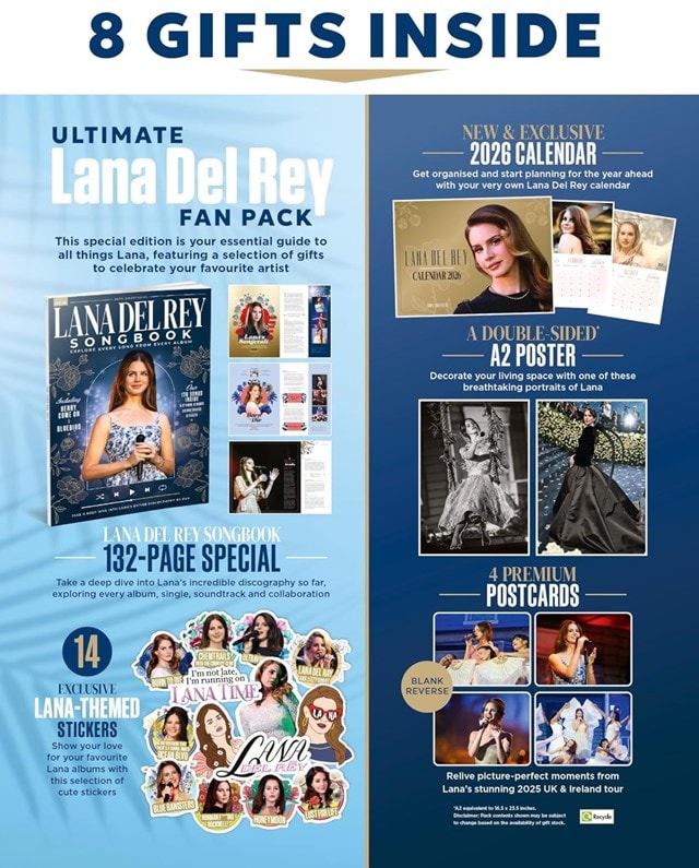 Ultimate Lana Del Rey Fan Pack 3rd Edition Magazine | HMV Store