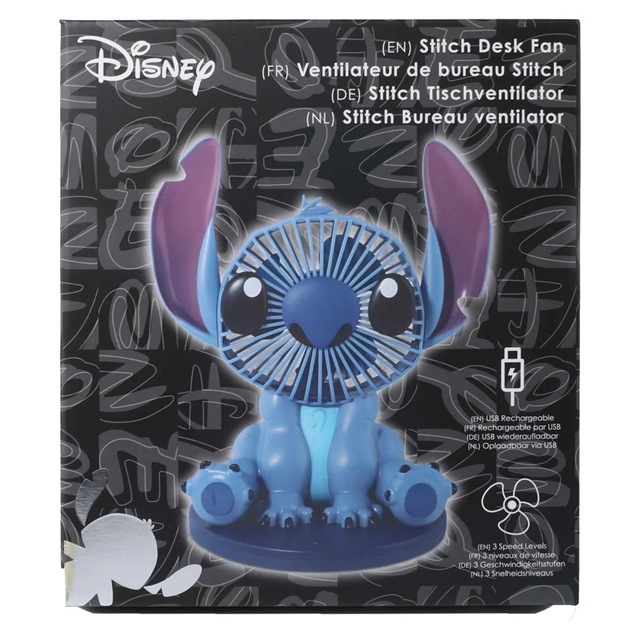 Lilo & Stitch Stitch Moulded Desk Fan | Desk Fan | Free shipping over £ ...