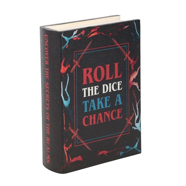 Roll The Dice, Take A Chance Book Shaped Storage Box | Storage Box ...