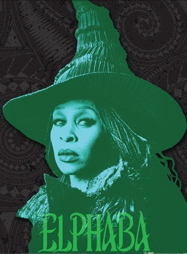 Elphaba Headshot Wicked For Good 30cm x 40cm Art Print | HMV Store
