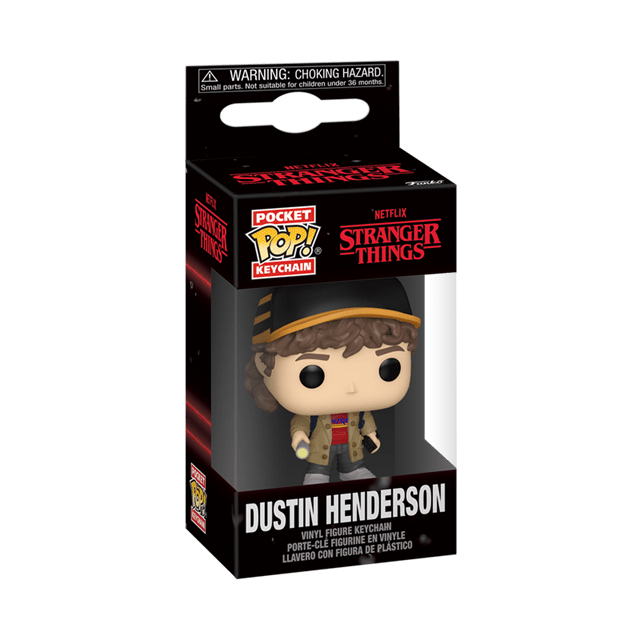 Dustin Henderson Stranger Things 5 Funko Pop Vinyl Keychain | Pop Vinyl ...