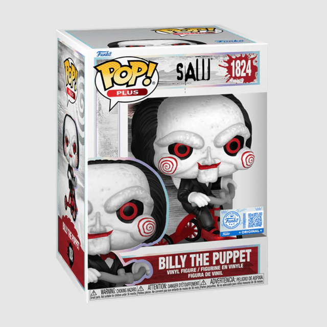 Billy The Puppet On Tricycle 1824 Saw hmv Exclusive Funko Pop Vinyl ...