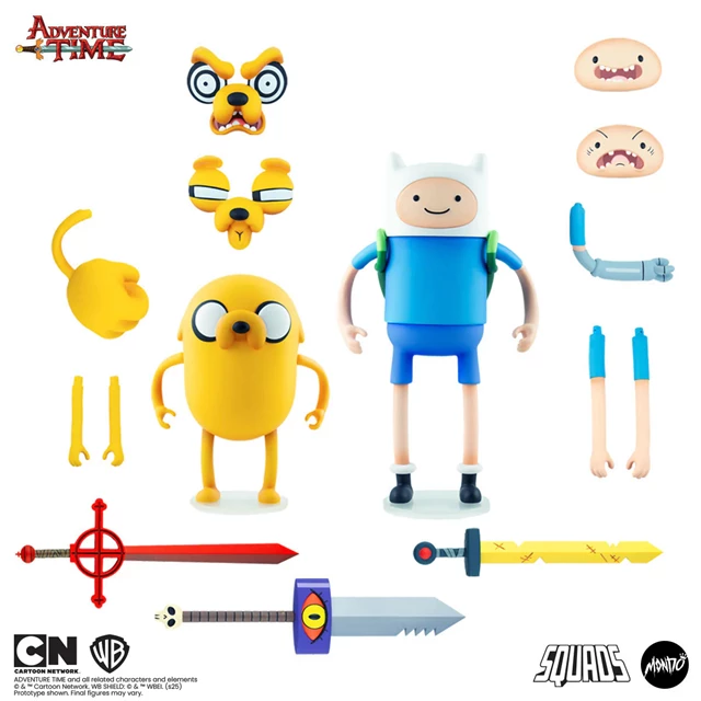 Jake & Finn Adventure Time Mondo Squad Figure Set | Mondo Squad | Free ...