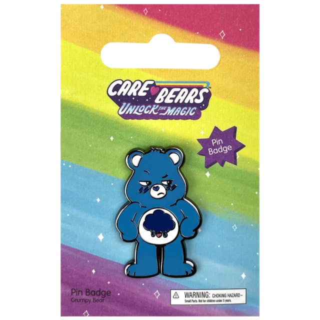 Grumpy Bear Care Bears Unlock The Magic Pin Badge | Pin Badge | Free ...