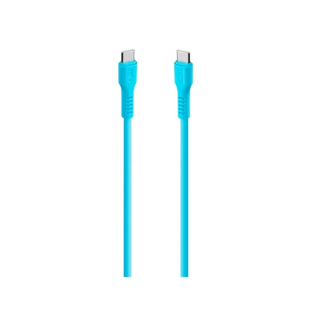 Ttec Neon Blue USB-C to USB-C 60W Cable 1.2m | HMV Store