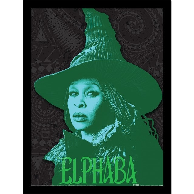Elphaba Headshot Wicked For Good 30cm x 40cm Framed Print | HMV Store