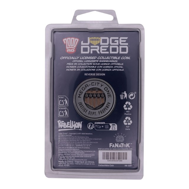 Mega-City One Judge Dredd Collectable Coin | HMV Store