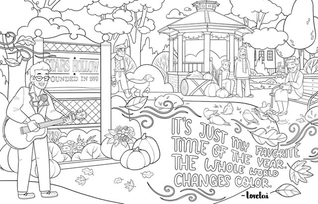 Gilmore Girls: Official Coloring Book Scholastic | HMV Store
