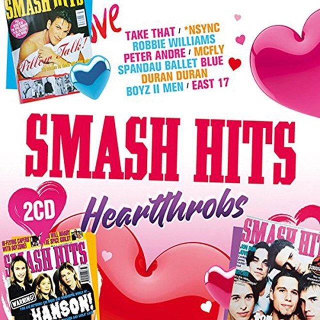 Smash Hits Heartthrobs CD Album Free Shipping Over 20 HMV Store