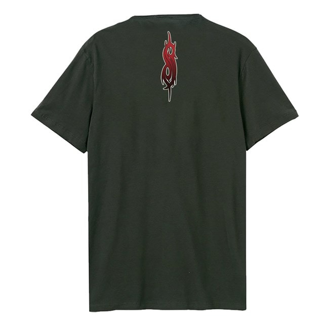 Slipknot Logo Charcoal Tee | T-Shirt | Free shipping over £20 | HMV Store