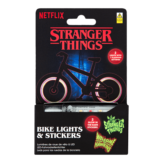 Stranger Things 5 Bike Lights And Stickers | Light | Free shipping over ...
