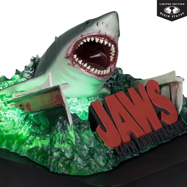 Jaws 50th Anniversary 1/48 Scale McFarlane Resin Statue With Light Up Base | HMV Store