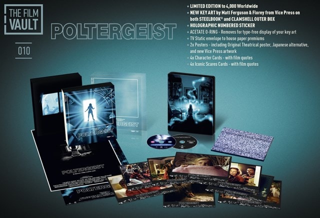 Poltergeist - The Film Vault Range 4K Ultra HD Special Edition with Steelbook | 4K Ultra HD Blu ...