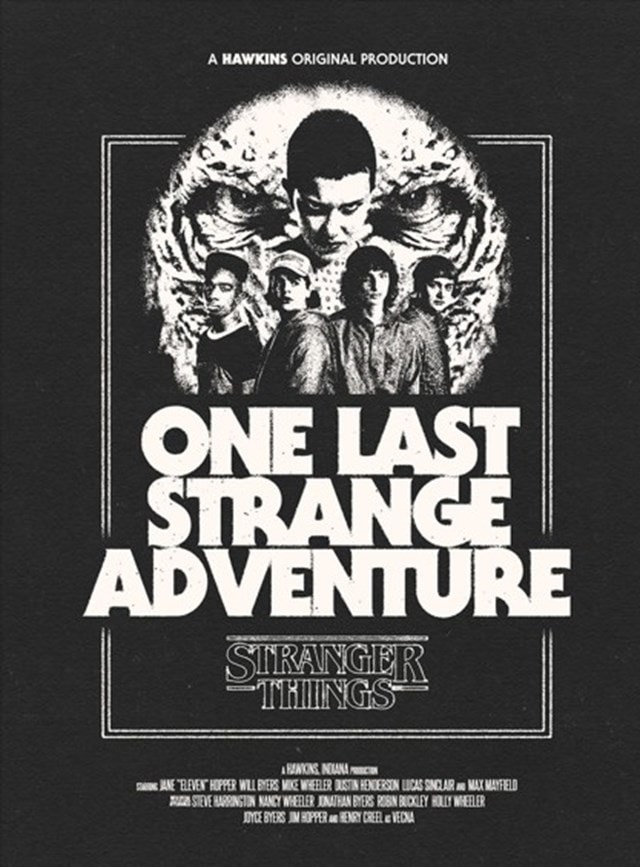 One Last Strange Adventure Stranger Things 5 30cm x 40cm Art Print ...
