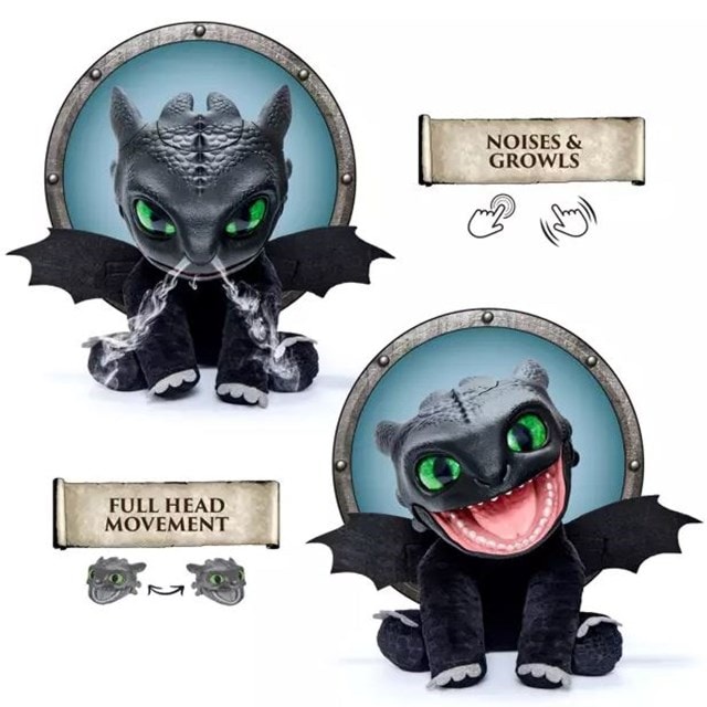 Toothless Hot To Train Your Dragon Puppetronic | HMV Store